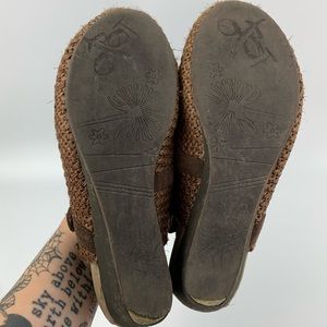 OTBT | Shoes | Otbt Springfield Slingback Woven Mary Janes Sz 85 | Poshmark